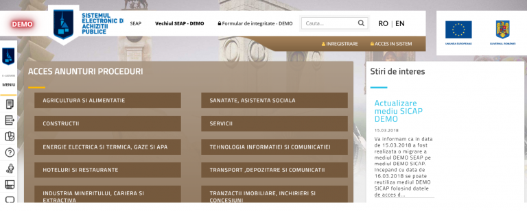 SICAP, SEAP Ce inseamna? | Licitatii SEAP - informatii, si articole ...